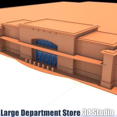 3d model department store