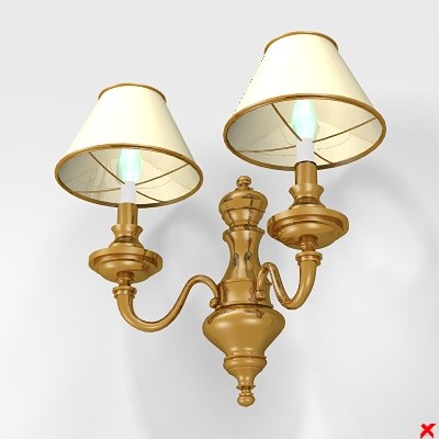 3ds max wall lamp light 2