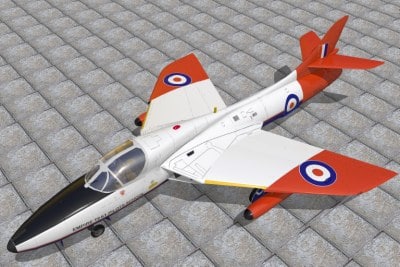 british aerospace hawk 3d model