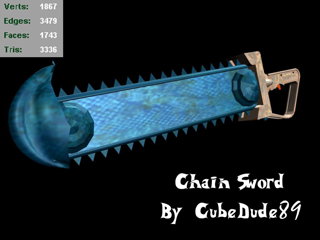 3d chain sword