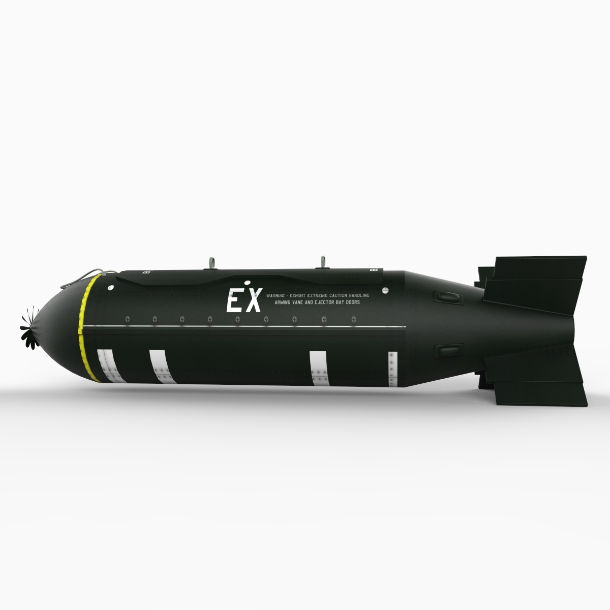 3d bl-755 cluster bomb model
