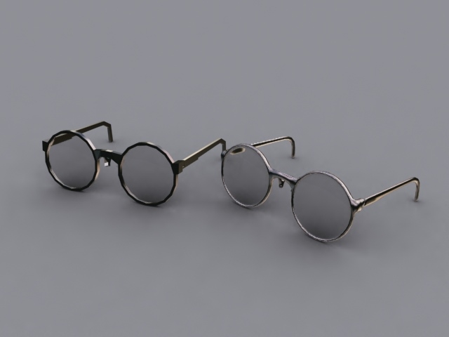 3d model glasses version
