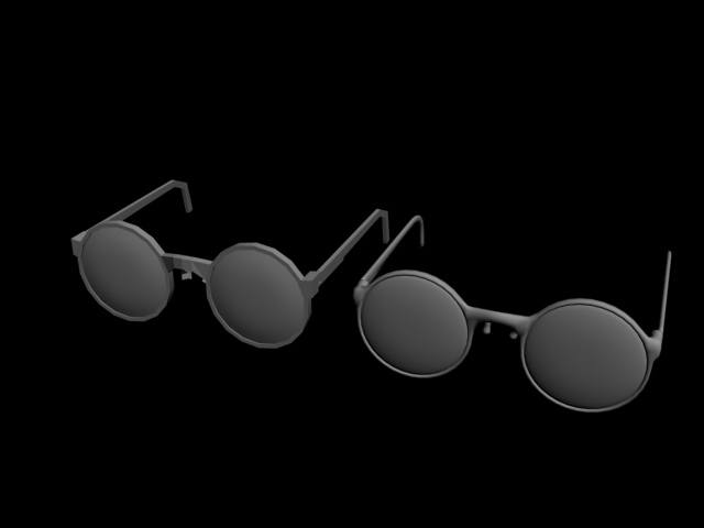 3d model glasses version