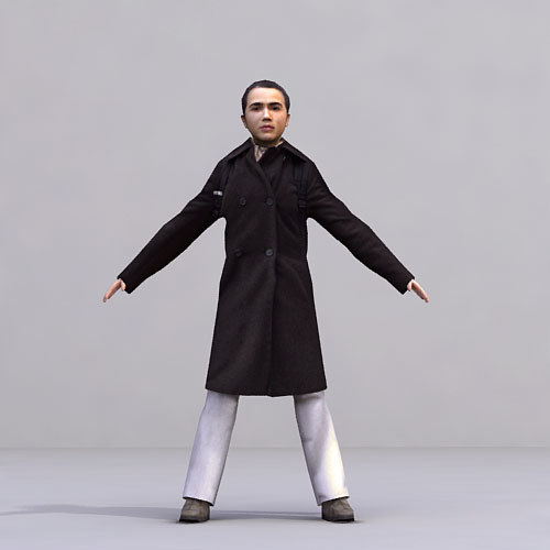 axyz characters rigged human 3d 3ds