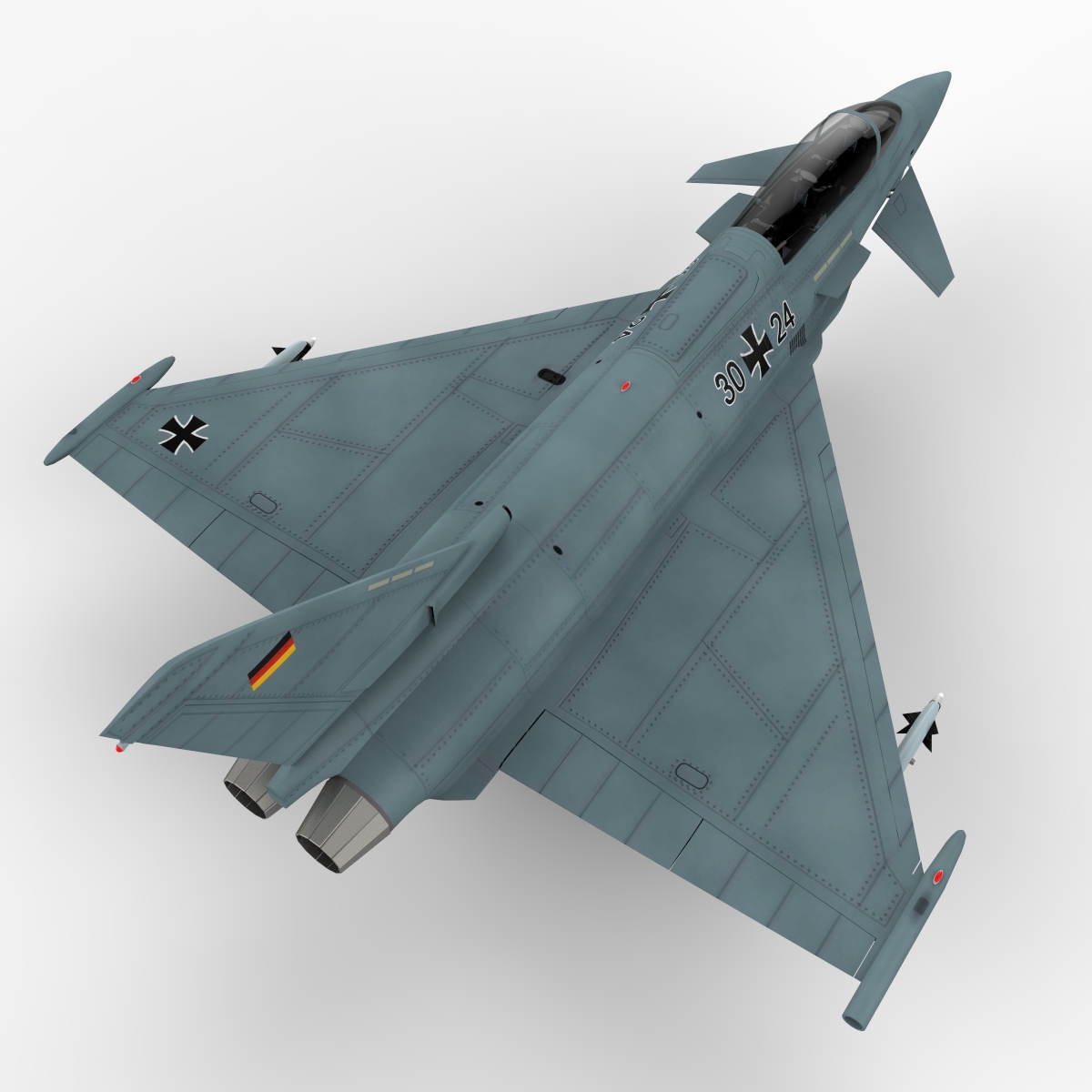 3d eurofighter typhoon fighter 2000