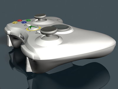 3d model xbox 360 console