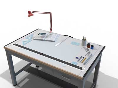 drafting table desk lamp max