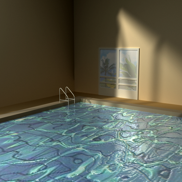 3d pool indoor model
