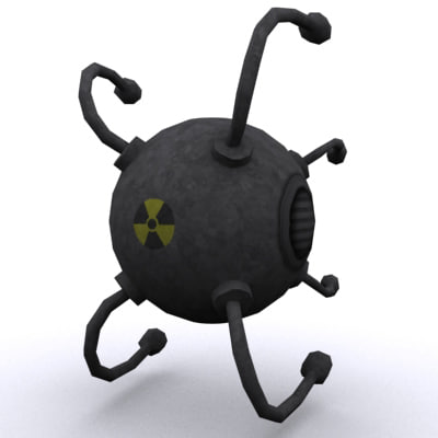 robotic beholder 3d max