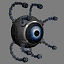 robotic beholder 3d max