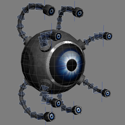 robotic beholder 3d max