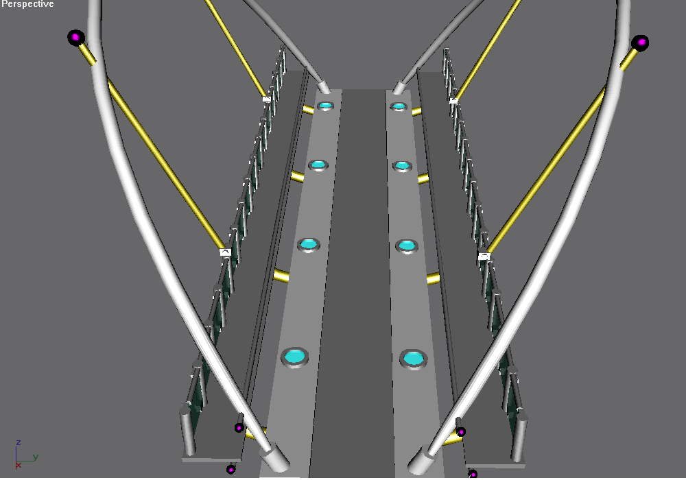 3ds max modern bridge