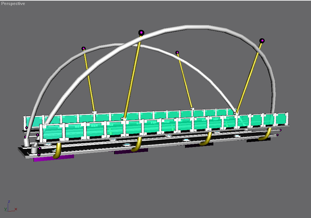 3ds max modern bridge
