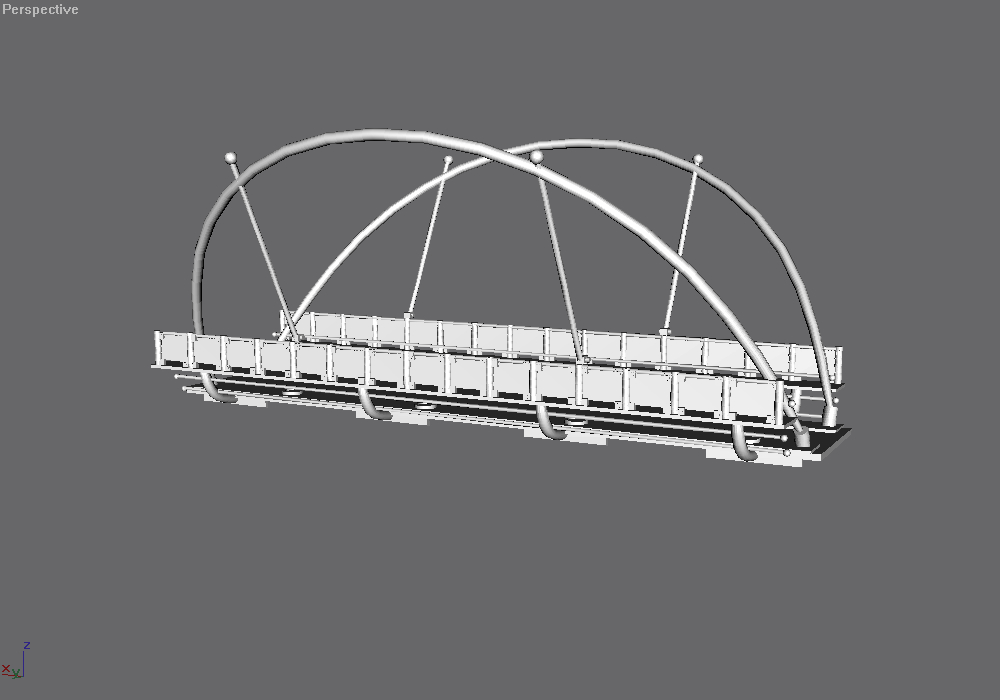 3ds max modern bridge