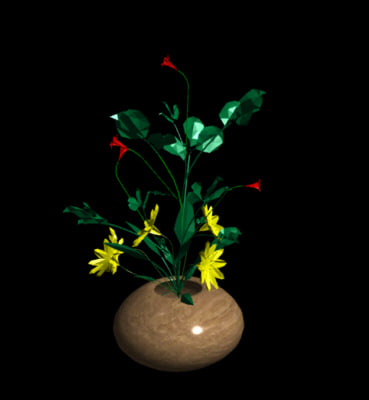 floral 3d model