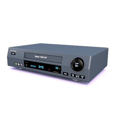 VCR Player 3D Models for Download | TurboSquid