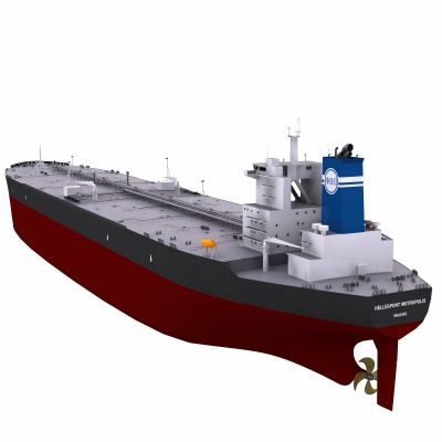 3d super tanker model