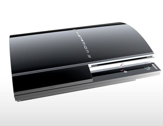 ps3 console 3d model