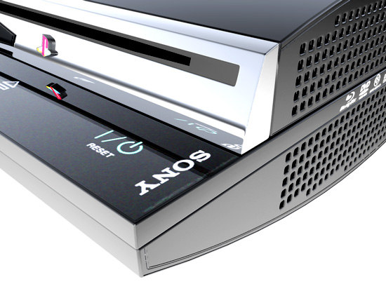 ps3 console 3d model