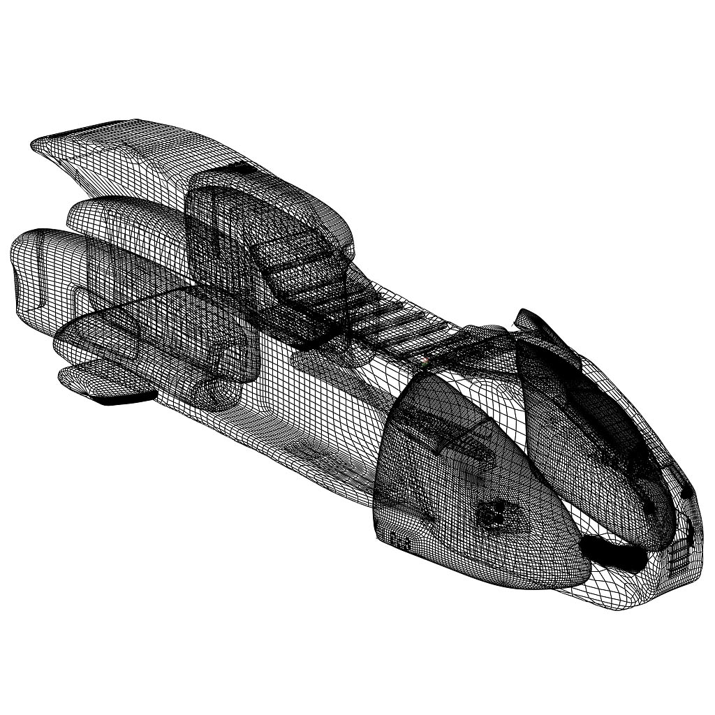 Hover Bike 3d Model