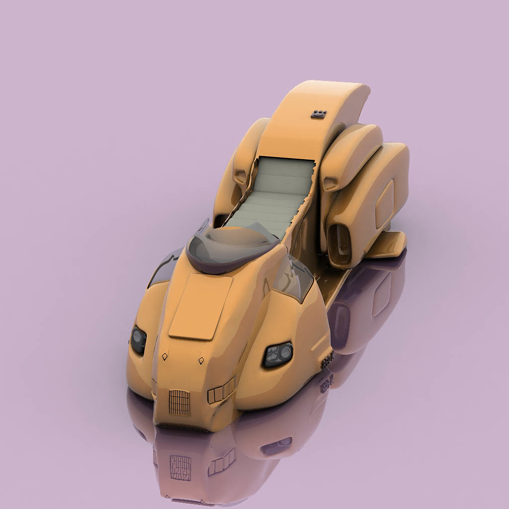 hover bike 3d model
