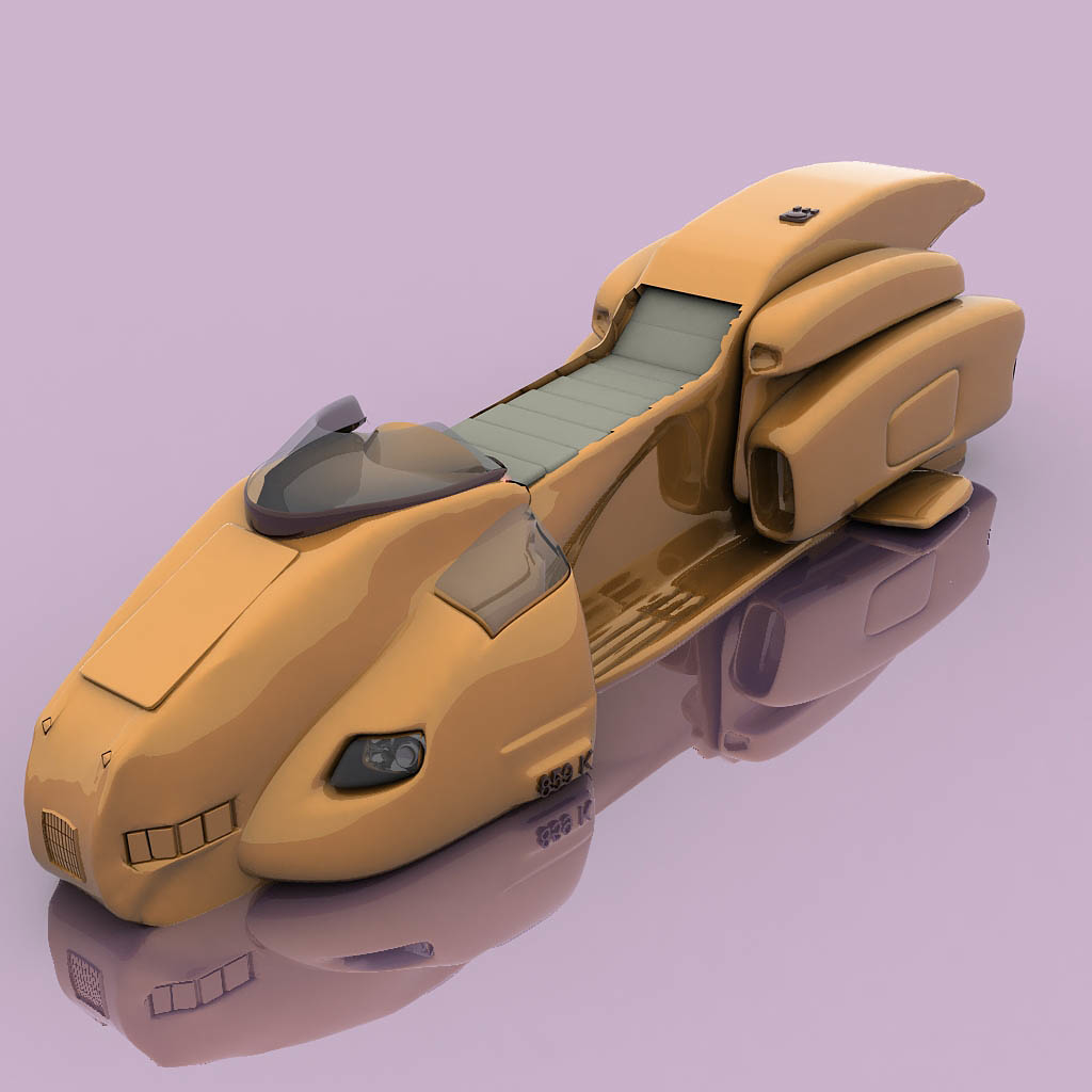 hover bike 3d model