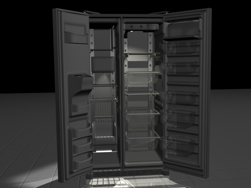3d fridge freezer