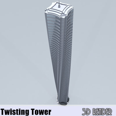 3d definition twisting tower model