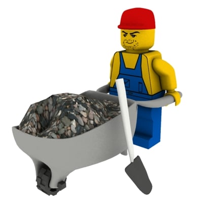 maya lego man