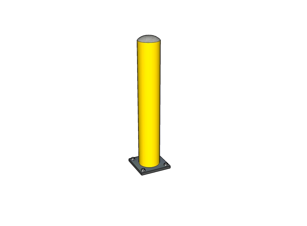 sketchup bollard 3d model