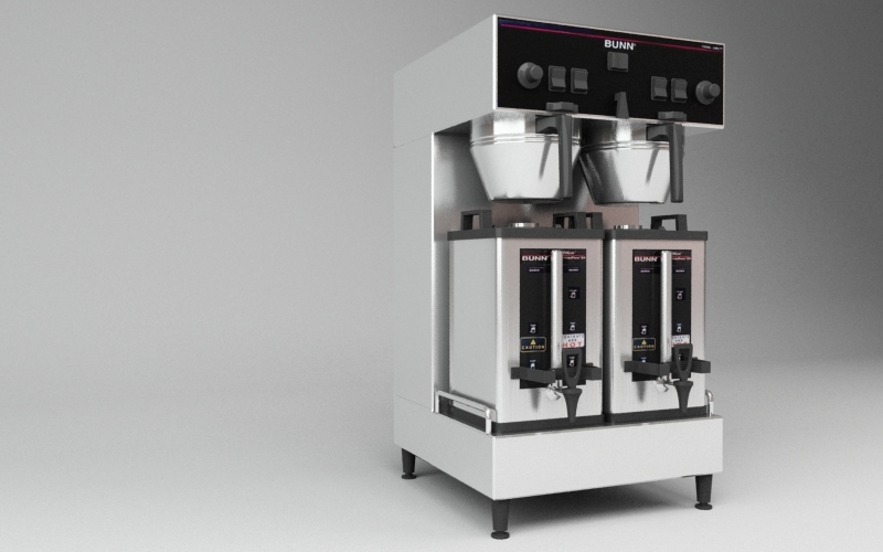 3d model bunn coffee machine
