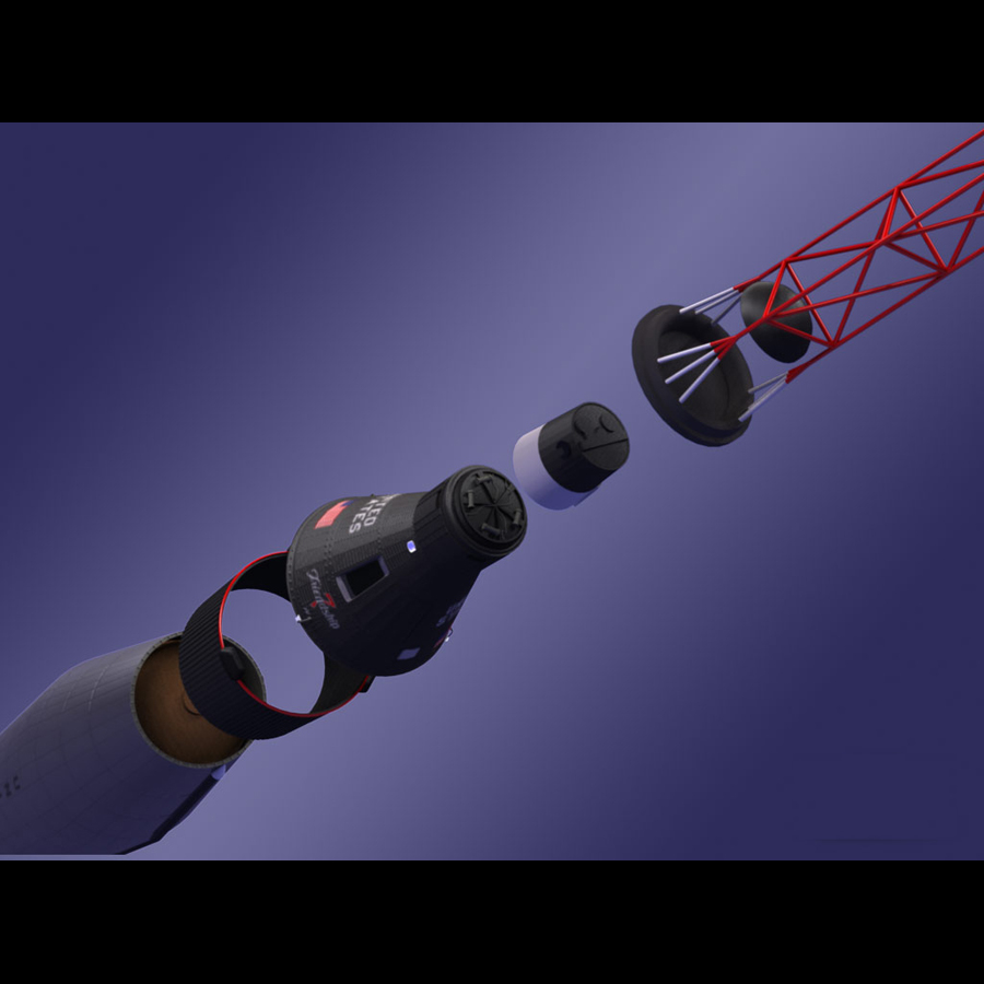 nasa mercury 6 friendship 3d model