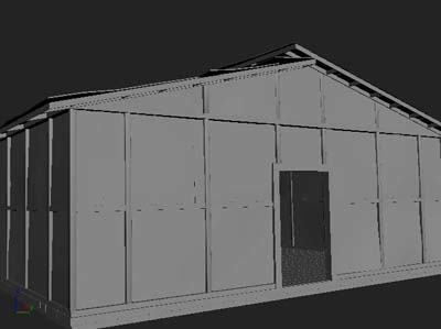 military compound barracks guard tower 3d 3ds