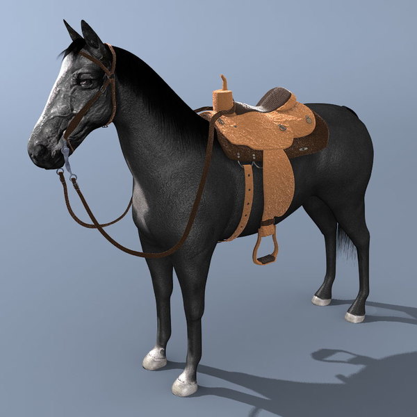 horse saddle 3d model