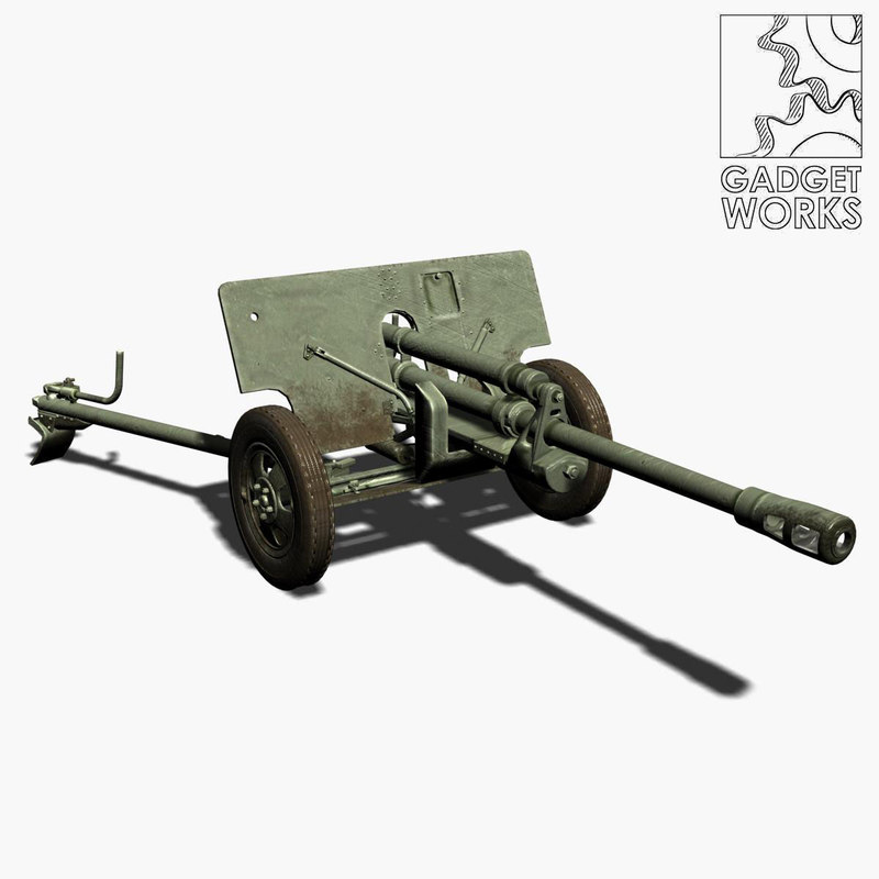 zis 3 gun 3d model