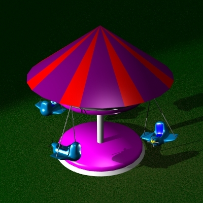 3d model of fair ride