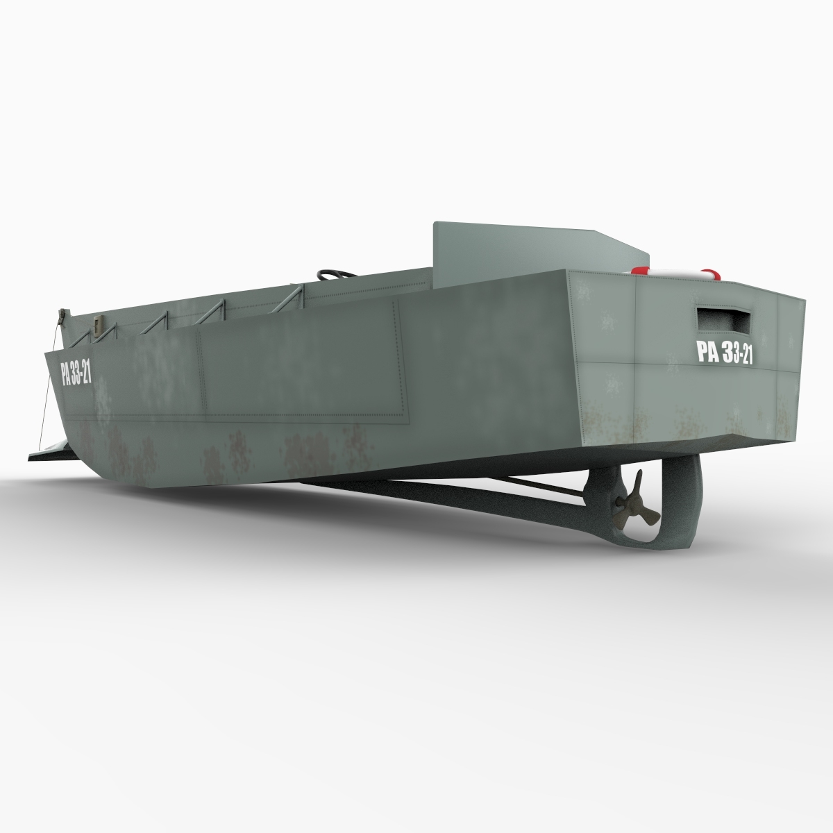 higgins boat lcvp 3d model