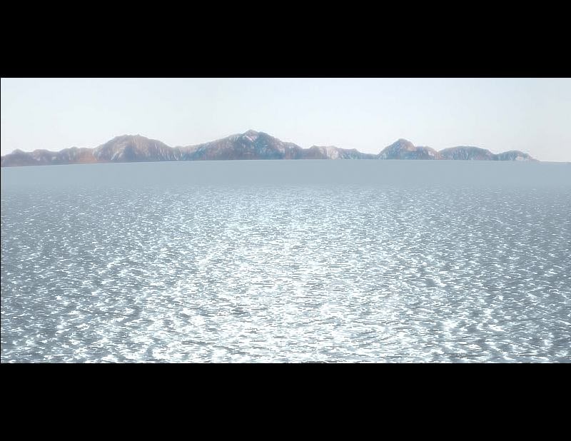 realistic sea 3d model