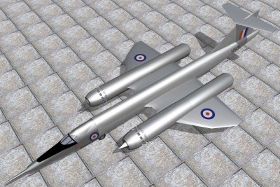 bristol jet 188 3d 3ds