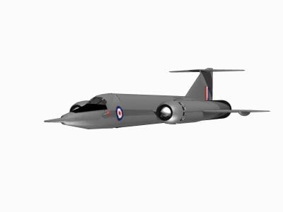 bristol jet 188 3d 3ds