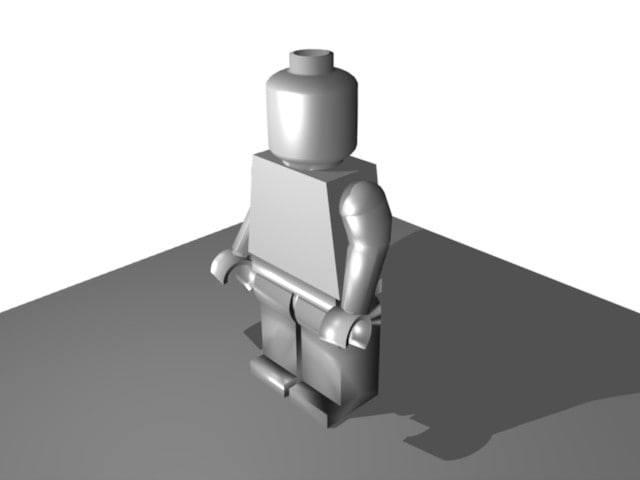 free 3ds model lego man