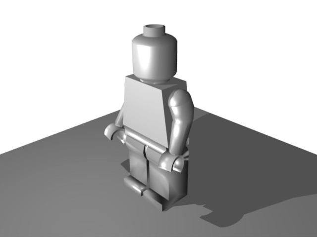 free 3ds model lego man