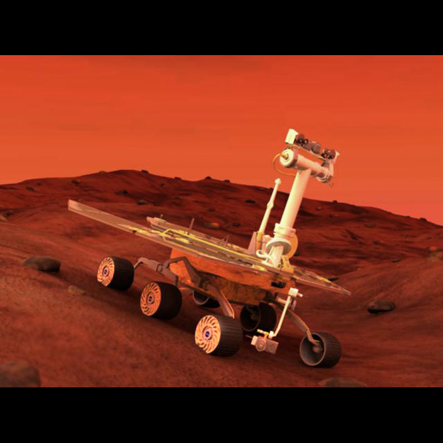 surface mars landscape 3d model