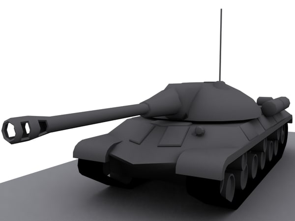 3d model is-3 tank 3 1945