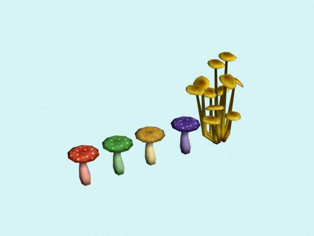 3d model fungus