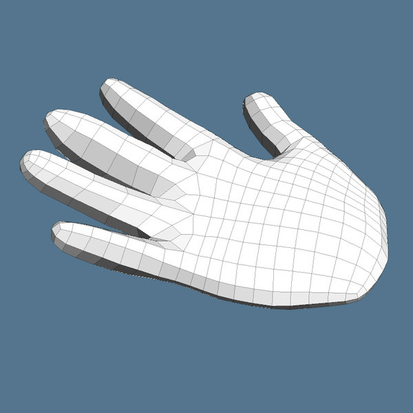 free obj model hand