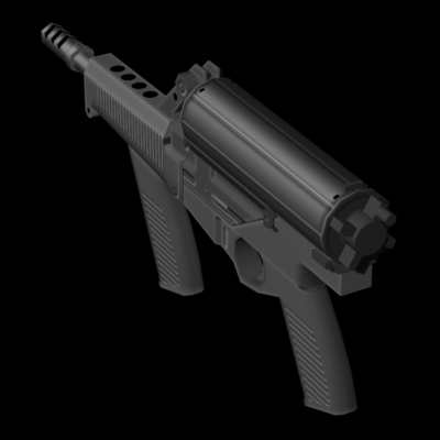 3d 9 mm smg m960
