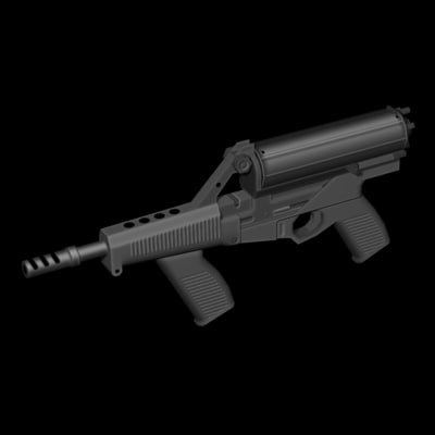 3d 9 mm smg m960