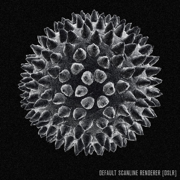 3d model pollen electron microscope