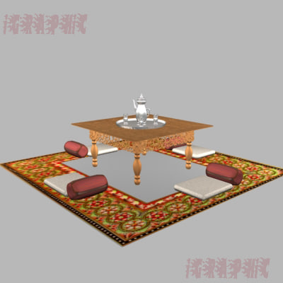 3ds max islamic art room